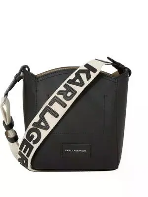 Karl Lagerfeld K/circle Bucket Perforated Bag