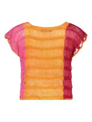 Alberta Ferretti Fringe-detailing Blouse