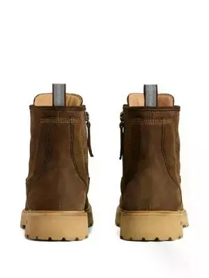 Woolrich Lace-up Zip Boots