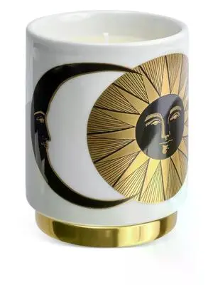 FORNASETTI Sun-print Candle - White