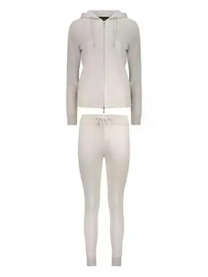 MOORER Zip-up Drawstring Trousers Set