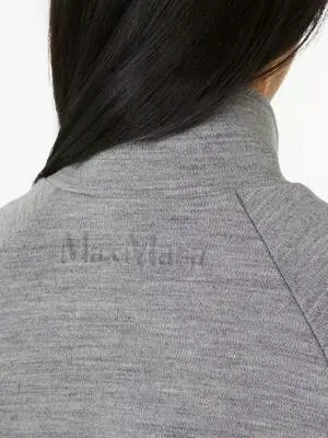 Max Mara Zip-front Pocket Sweater