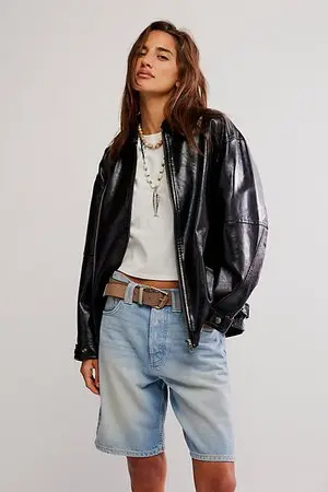 Free People We The Free Sloane Vegan Leather Jacket
