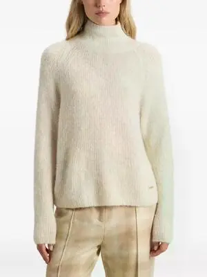 Woolrich High-neck Alpaca-wool Blend Sweater - Neutrals