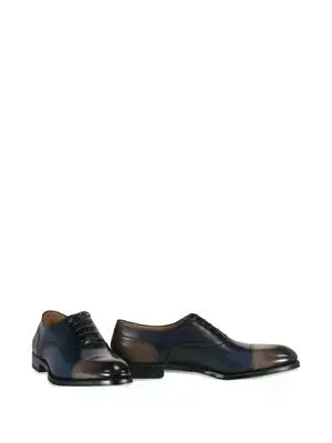 FERRAGAMO Leather Panelled Shoes