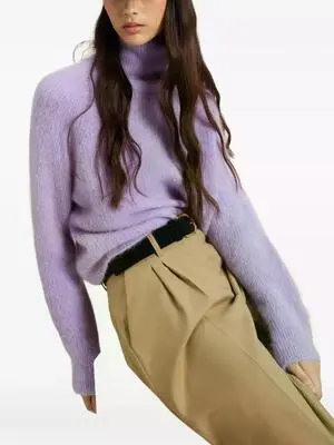 Woolrich High-neck Alpaca-blend Sweater - Purple