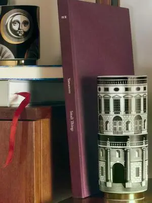 FORNASETTI Architecture-print Candle