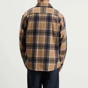 A.p.c. Bobby Check Wool Overshirt - Dark Navy