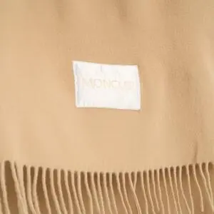 Moncler Wool Scarf - Beige