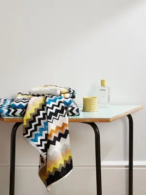 Missoni Best Set Of Five Striped Cotton-terry Towels