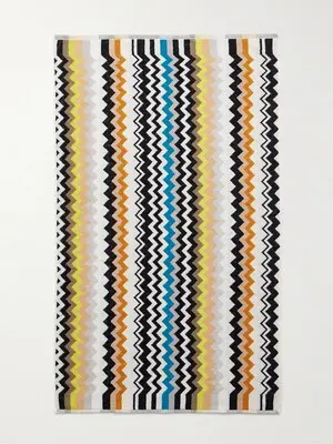 Missoni Best Set Of Five Striped Cotton-terry Towels