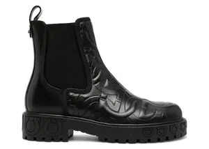 FERRAGAMO Varsi Ankle Boots - Black