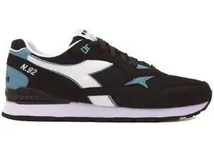 DIADORA N.92 Sneakers - Black/dusty Blue/white