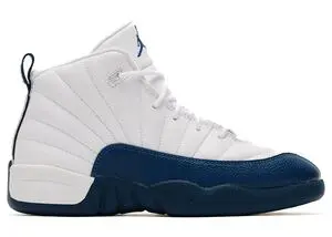 JORDAN 12 Retro - White/french Blue/metallic Silver