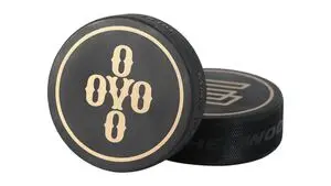 OVO X Sherwood Hockey Puck - Black/gold