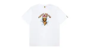 A BATHING APE Baby Milo Ice Cream Tee Shirt - White