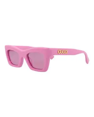 Gucci Cat Eye-frame Recycled Acetate Sunglasses - Pink Pink Pink (gg1773s/30015635/010)