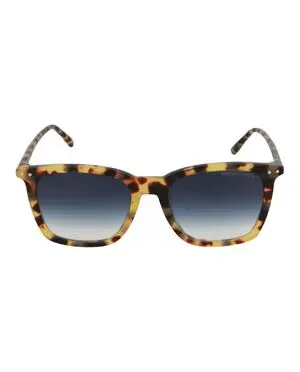 Bottega Veneta Square Frame Sunglasses - Havana Havana Blue (bv0251sa/30007260/005)