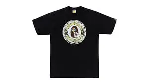 A BATHING APE Abc Resort Camo Busy Works Tee Shirt - Black