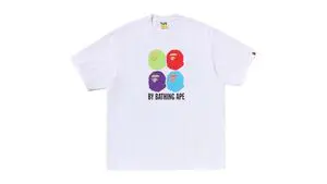 A BATHING APE Ape Head Bathing Ape Relaxed Fit Tee Shirt - White
