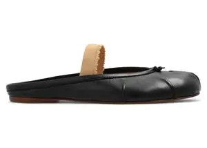 MAISON MARGIELA Tabi Elastic Band Mule - Black