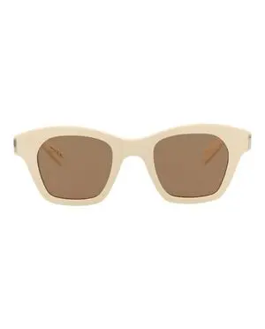 Saint Laurent Square Frame Recycled Acetate Sunglasses