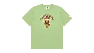 A BATHING APE Baby Milo Ice Cream Tee Shirt - Light Green