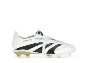 Adidas Predator League Foldover Tongue Fg/mg - Cloud White/core Black/gold Metallic