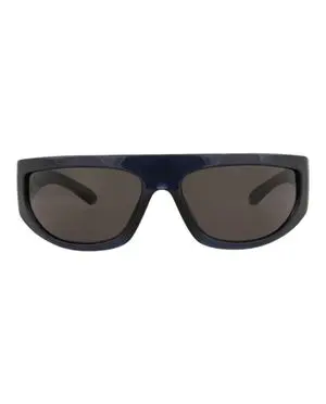 Gucci Shieldframe Injection Sunglasses - Blue Blue Grey (gg1574s/30014845/003)