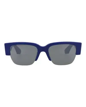 Alexander McQueen Square Frame Recycled Acetate Sunglasses