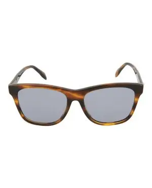 Alexander McQueen Square Frame Acetate Sunglasses - Yellow Yellow Blue (am0158s/30006088/003)