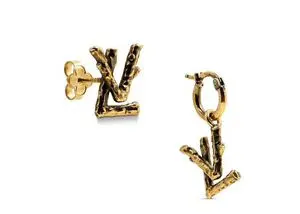 LOUIS VUITTON Twig Earrings - Gold