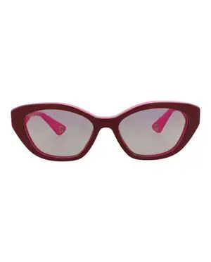 Gucci Cat Eye-frame Recycled Acetate Sunglasses - Burgundy Fuchsia Red (gg1638s/30014974/003)