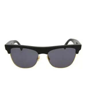 Bottega Veneta Acetate Square Frame Sunglasses - Blue Blue Light Blue (bv1003s/30007850/001)