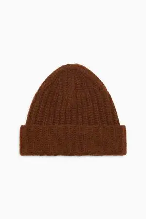 Ulla Johnson Shelby Alpaca Knit Beanie - Mahogany