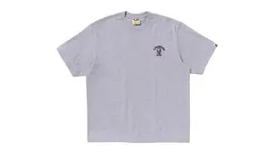 A BATHING APE College One Point Relaxed Fit Tee Shirt - Gray