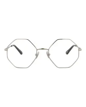 Chloé Square Metal Optical Frames - Silver Silver Transparent (ch0022o/30009816/003)