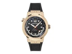 FERRAGAMO F80 Gmt Worldtime Strap Watch - Stainless Steel