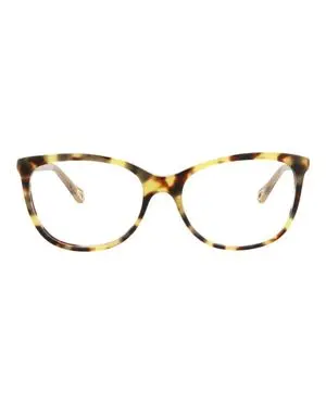 Chloé Square Frame Bio Acetate Optical Frames - Havana Brown Transparent (ch0013o/30009835/001)