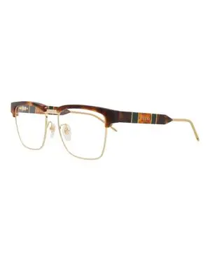 Gucci Square Frame Acetate Optical Frames - Havana Havana Transparent (gg0605o/30008100/005)