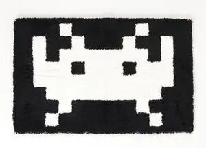 FABRICK Space Invaders Design D Rug - Multicolor