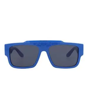 Gucci Square Frame Recycled Acetate Sunglasses - Blue Blue Blue (gg1460s/30014460/008)