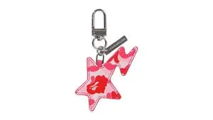 A BATHING APE Abc Camo Sta Keychain - Pink