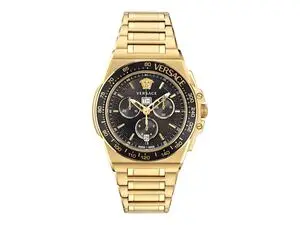 Versace Greca Extreme Chrono Bracelet - Stainless Steel