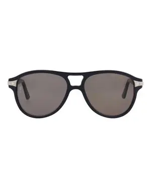 CARTIER Aviator Frame Acetate Sunglasses