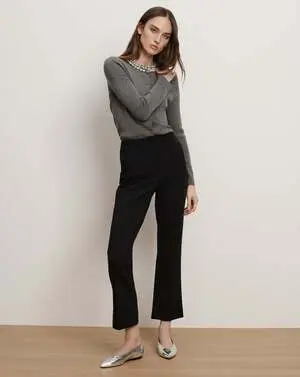 Veronica Beard Kean Ponte Slim-leg Trouser