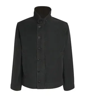 Men's Black Cotton Jackets