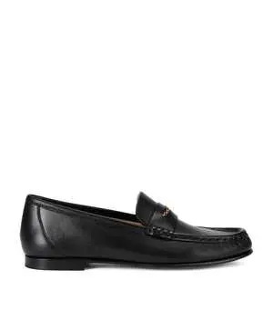 Chloé Calfskin Loafers - Black