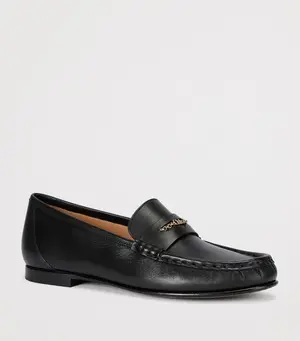 Chloé Calfskin Loafers - Black