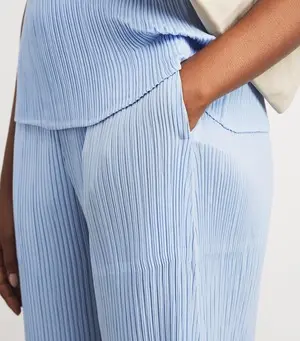 Issey Miyake Hatching Pleats Trousers